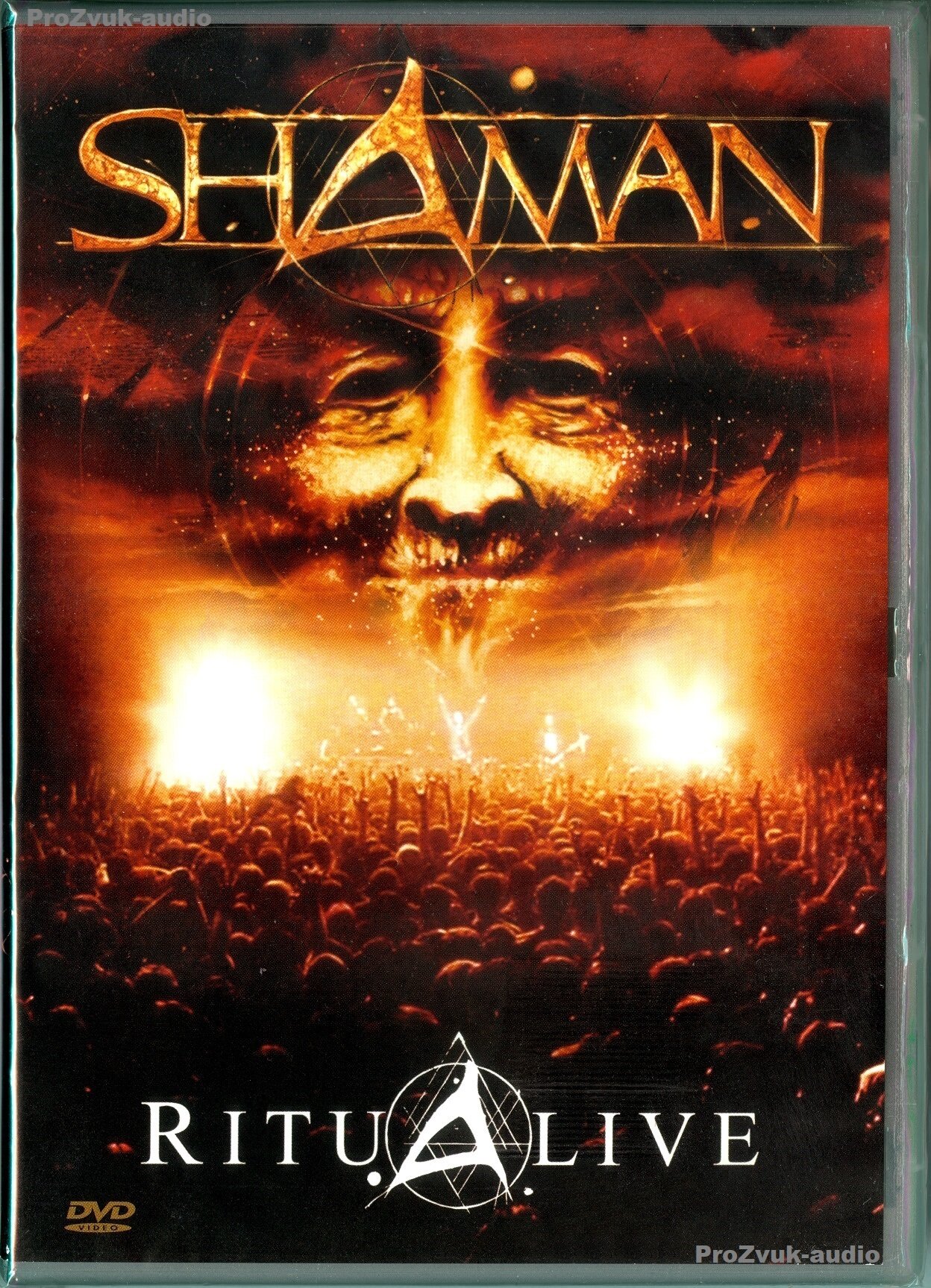 SHAMAN - RituAlive /Буклет/ Tobias Sammet, Marcus Vianа 2004 AFM Records / CD-Maximum DVD 005 DVD