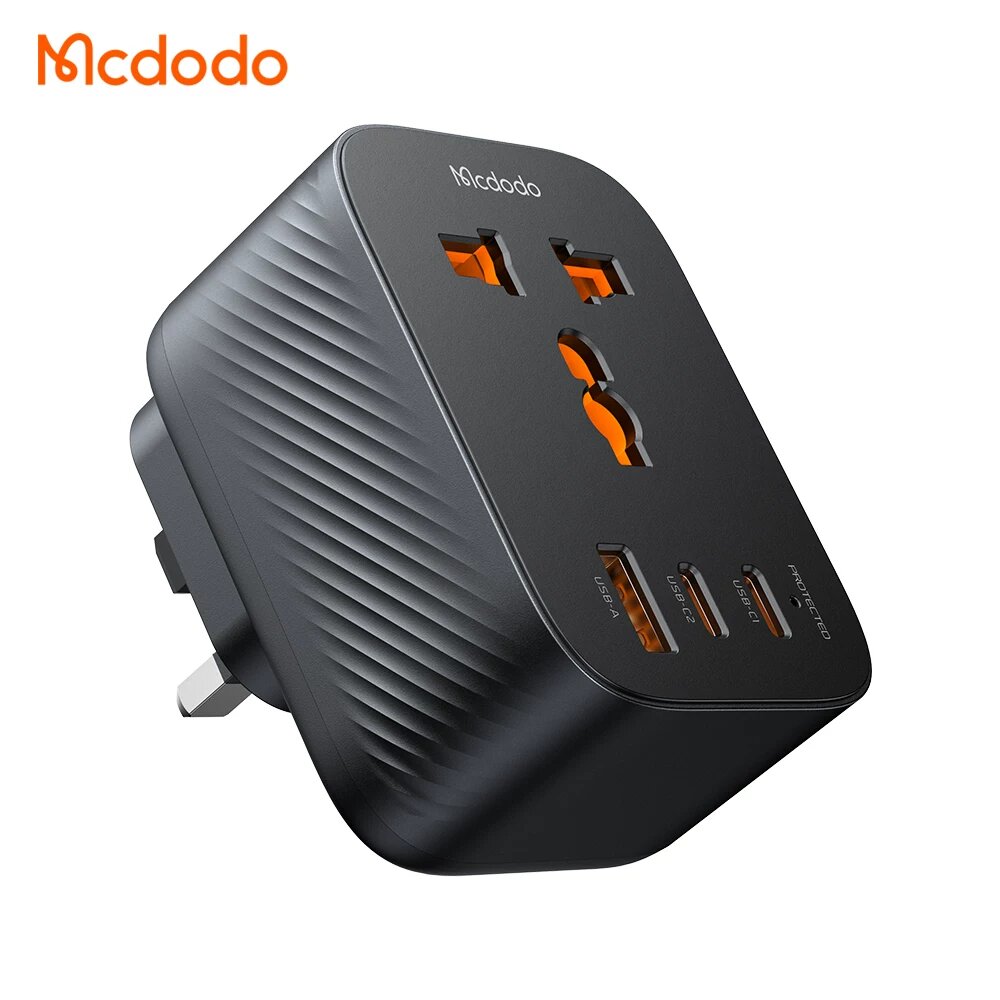 Двойной USB-C адаптер и зарядное устройство с британским разъемом, универсальное для iPhone 16, Samsung устройств,