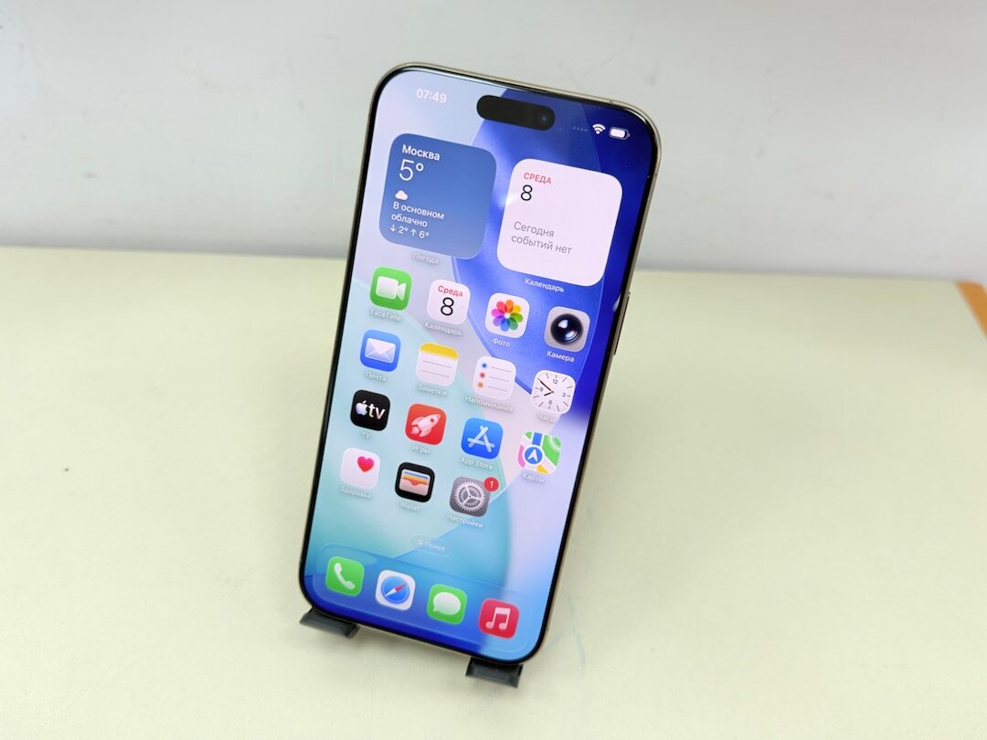 Смартфон Apple iPhone 16 Pro Max 256 ГБ, Dual: Только eSIM, Desert Titanium | Пустынный титан (б/у)