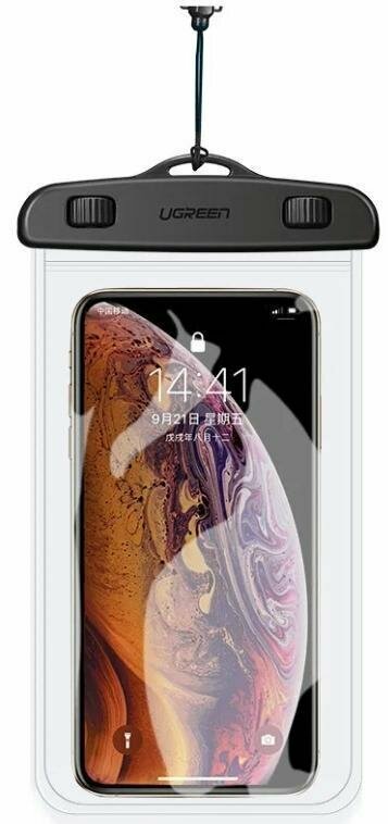 Чехол водонепроницаемый UGREEN LP186 Waterproof Phone Pouch для телефона Черный