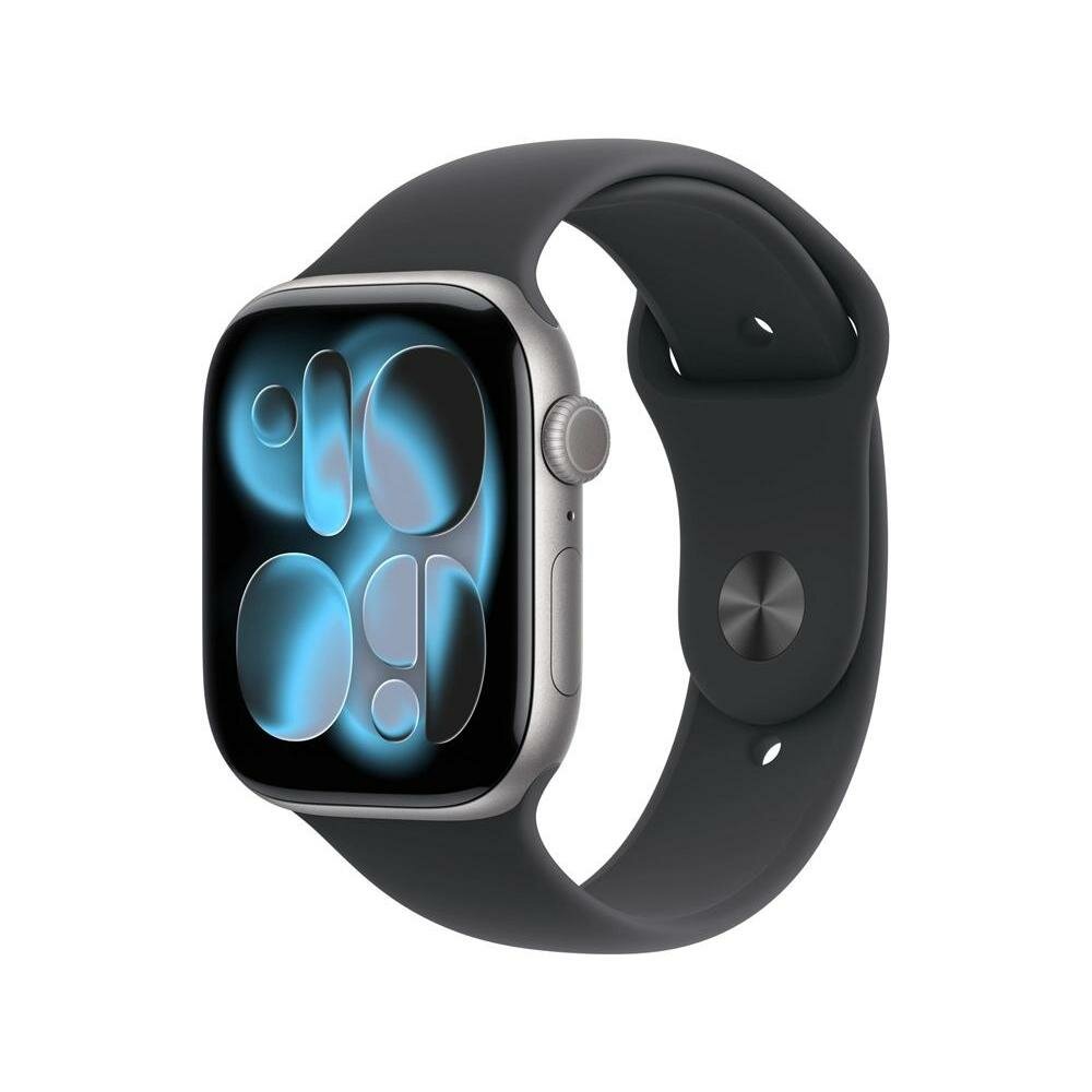 Смарт-часы Apple Watch Series 11 A3333, 46мм, черный/серый космос [mev04af/a]