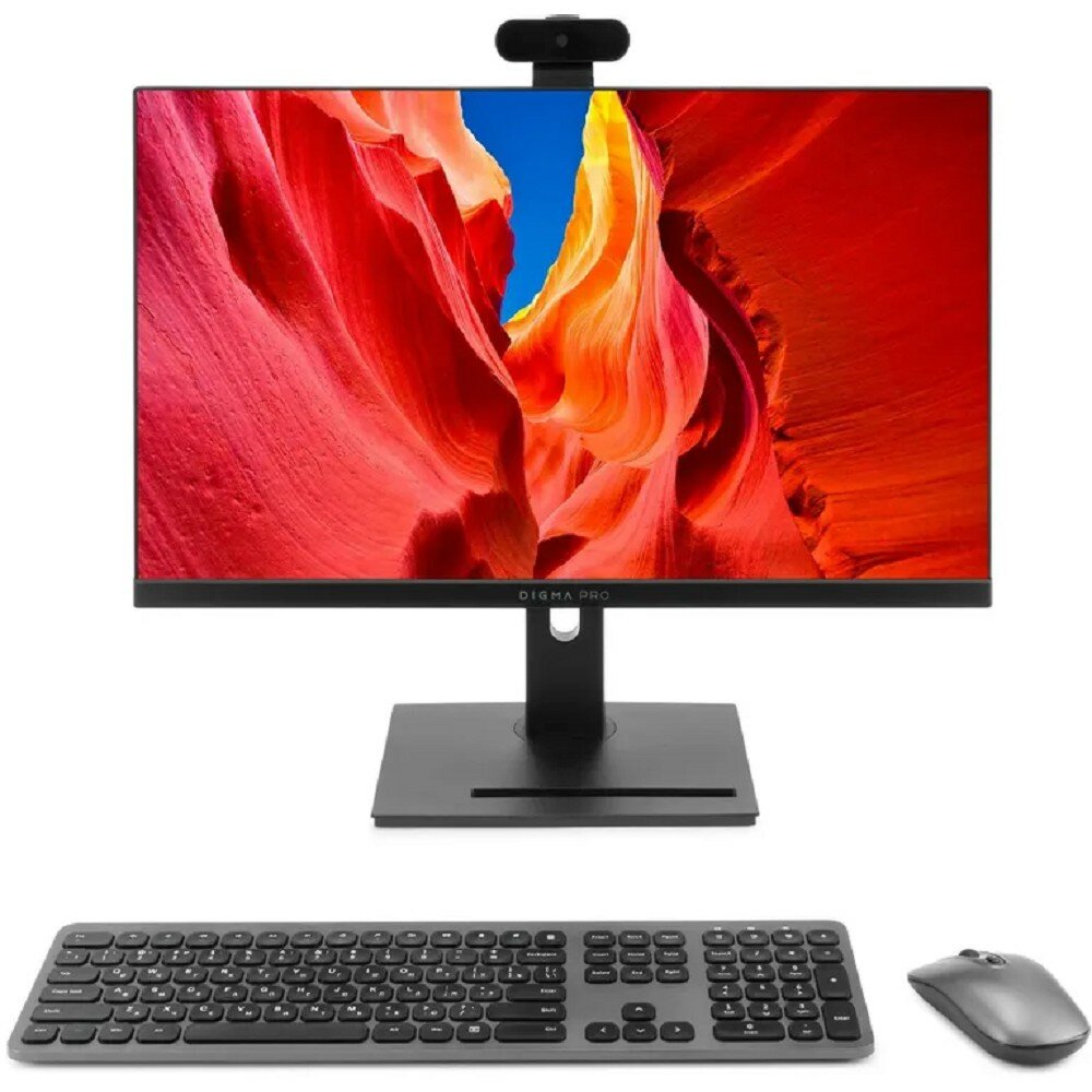 Digma Моноблок Pro Vision DM23P5-ADXW04 23.8" Full HD i5 1235U 16Gb SSD512Gb Iris Xe CR W11Pro kb m черный 1920x10