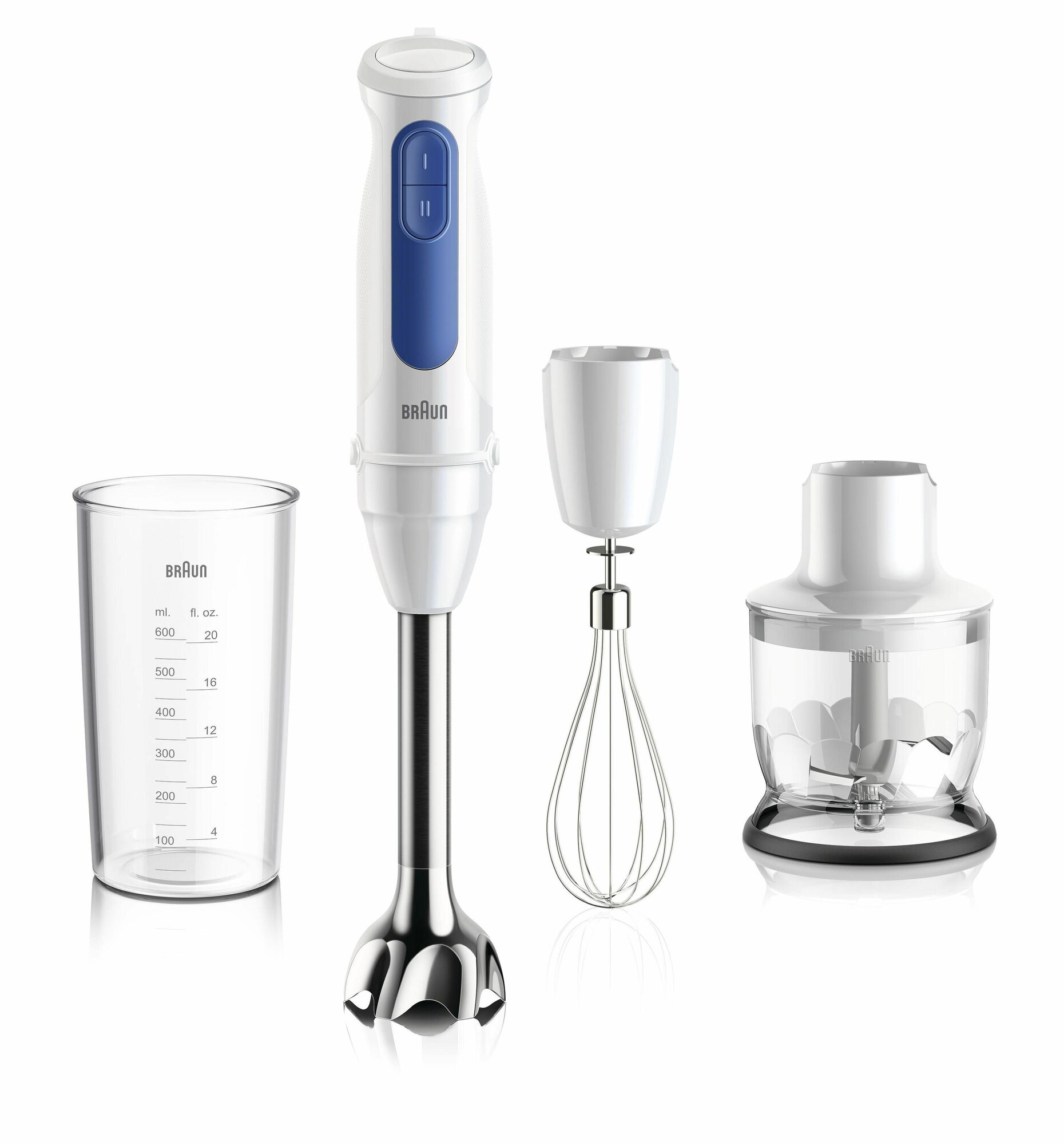 Блендер погружной BRAUN HB302AI-MQ30202MWH MultiQuick 3