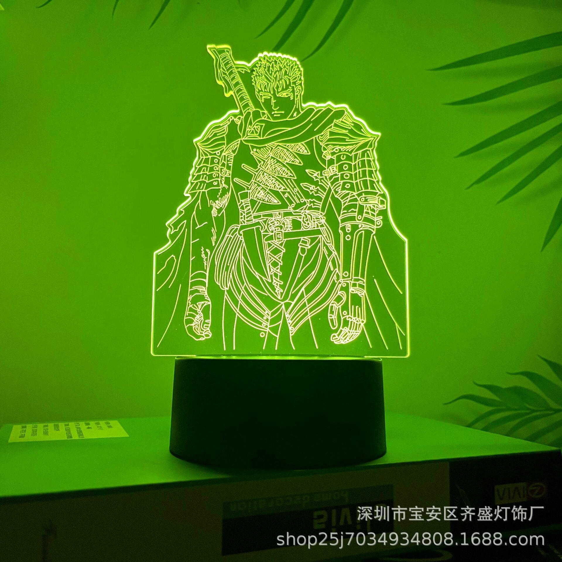 Ночник 3D с однослойной пластиной, USB-питание, творческий подарок для детей