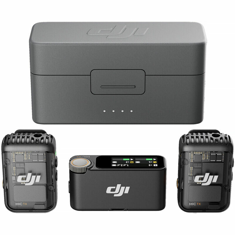 Микрофонный комплект DJI Mic 2, динамический, для интервью, конференций, подкастов, радио и ТВ