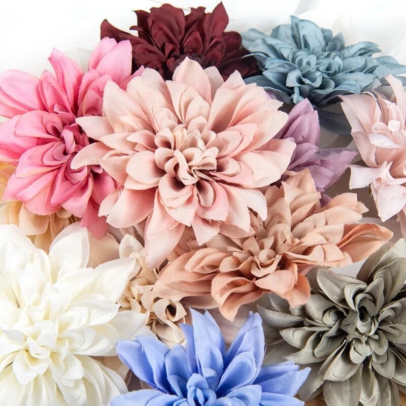 Искусственные розы, шелковые, 5/10 шт, smr 5 pcs, mix color