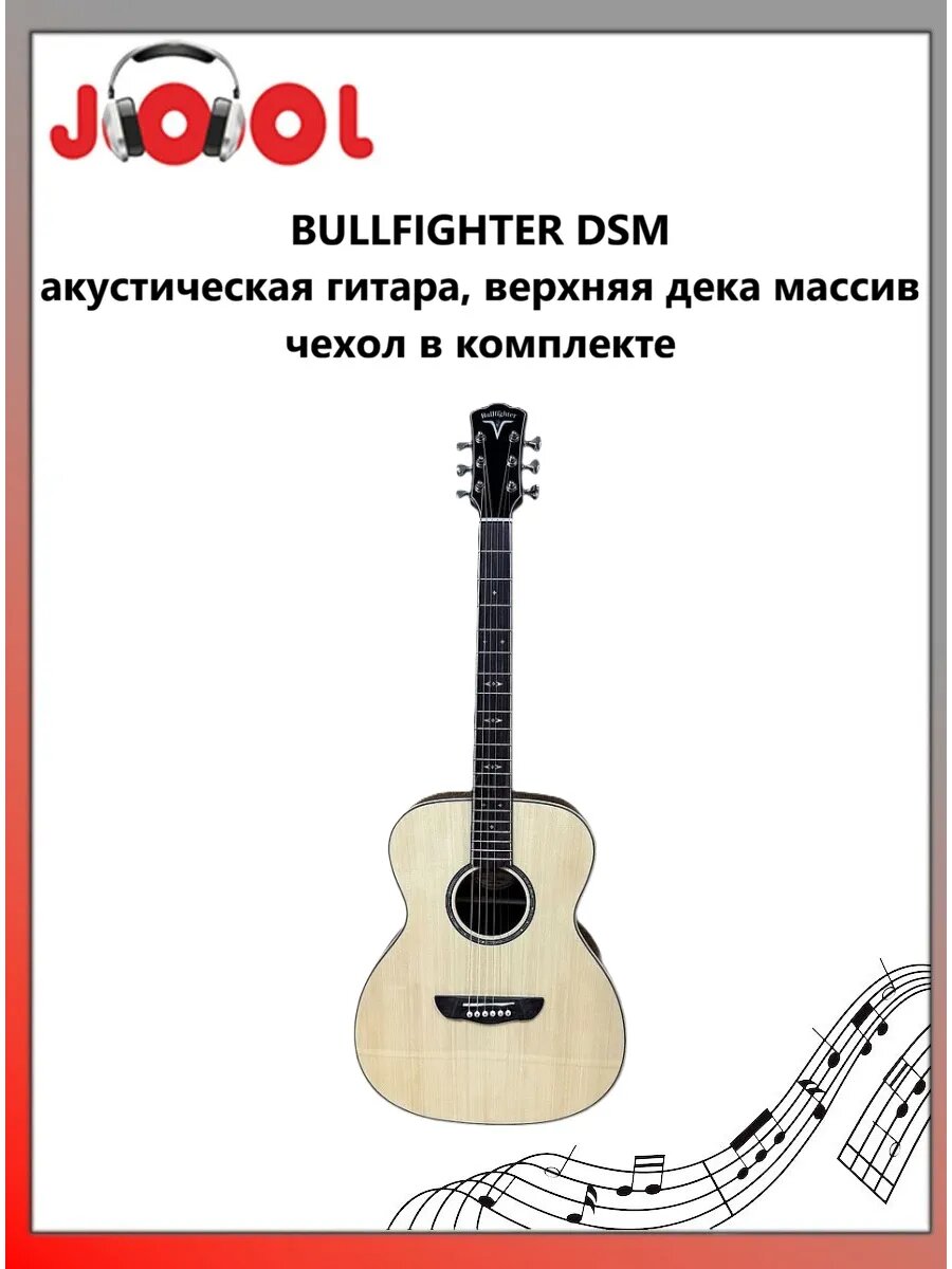 BULLFIGHTER DSM акустическая гитара + чехол