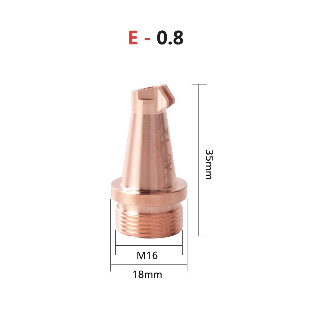 Лазерное сварочное сопло M16, Цвет: E-0.8
