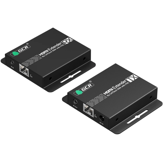GCR-55408 GCR GCR PRO Удлинитель HDMI по витой паре 1080P до 50М передатчик + приемник(2xHDMI), поддержка IR & POC, LO