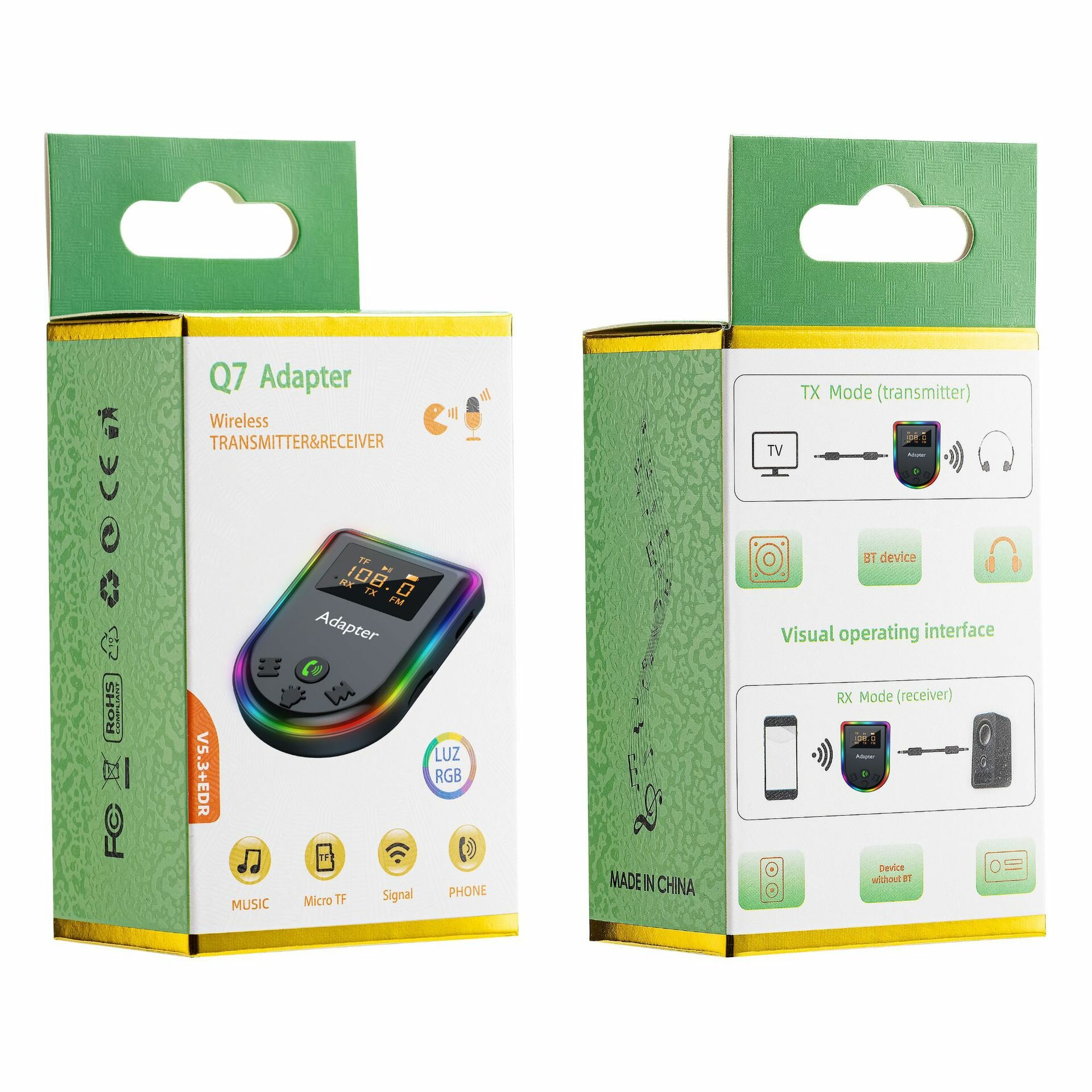Беспроводной аудиоресивер WALКЕR, USB-AUX-Bluetooth, BTA-320, аудиоусилитель и ресивер с USB-интерфейсом в машину