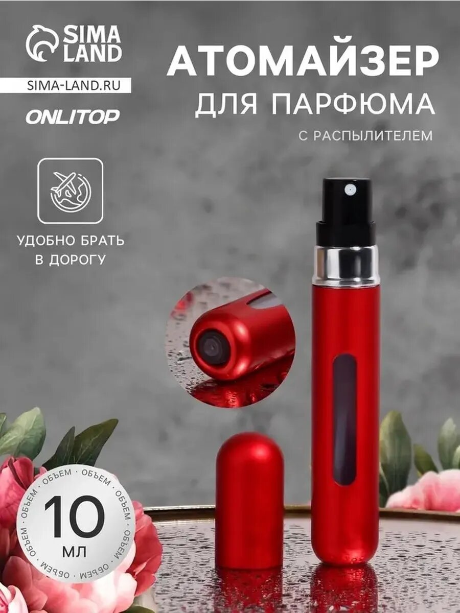 Удобный переносной атомайзер для духов