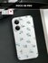Чехол на Poco X8 Pro / Поко X8 Про с принтом Голубые маленькие цветочки, прозрач...