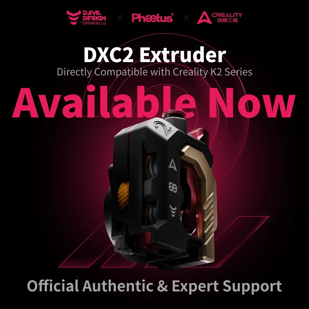 Экструдер Phaetus DXC 2 Extruder для K2, K2PRO, K2PLUS — фото 1
