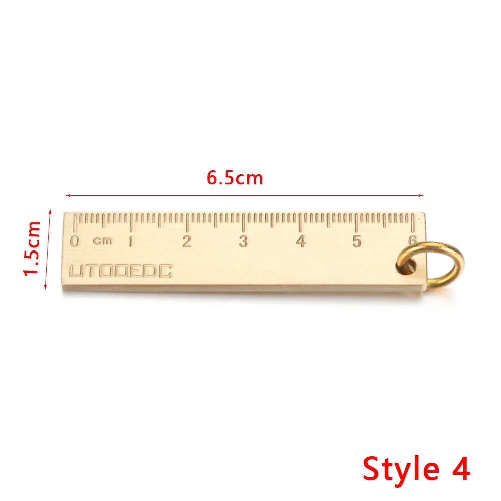 Латунные пряжки Style 4, золотого цвета, 6.5x1.5 см
