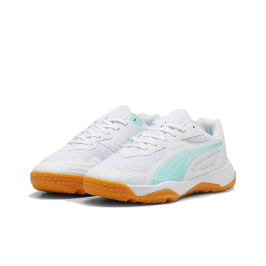 Ботинки PUMA Solarflash 3, размер EU 35,5, белый-зеленый — фото 1