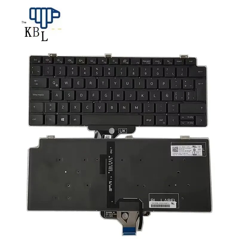 Клавиатура Dell Latitude 7310 Latin черная с подсветкой