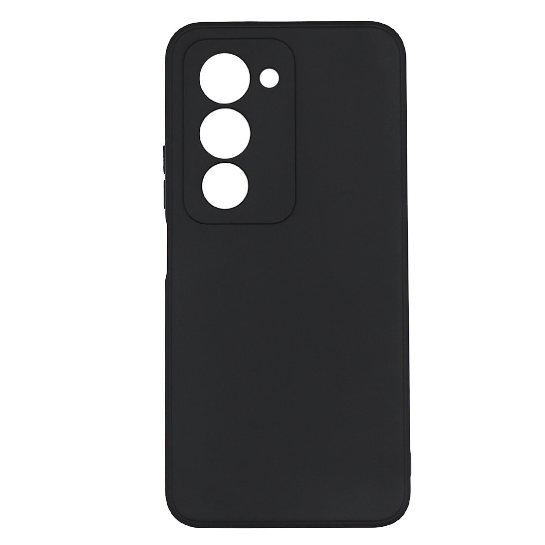 Чехол силиконовый для Xiaomi Redmi 15 (4G), с микрофиброй внутри, с защитой камеры, X-CASE, черный