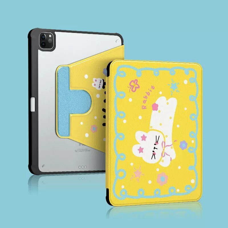 Дизайн Снежный Кролик чехол для iPad Mini 6-7 8.3 дюймов с отсеком для пера