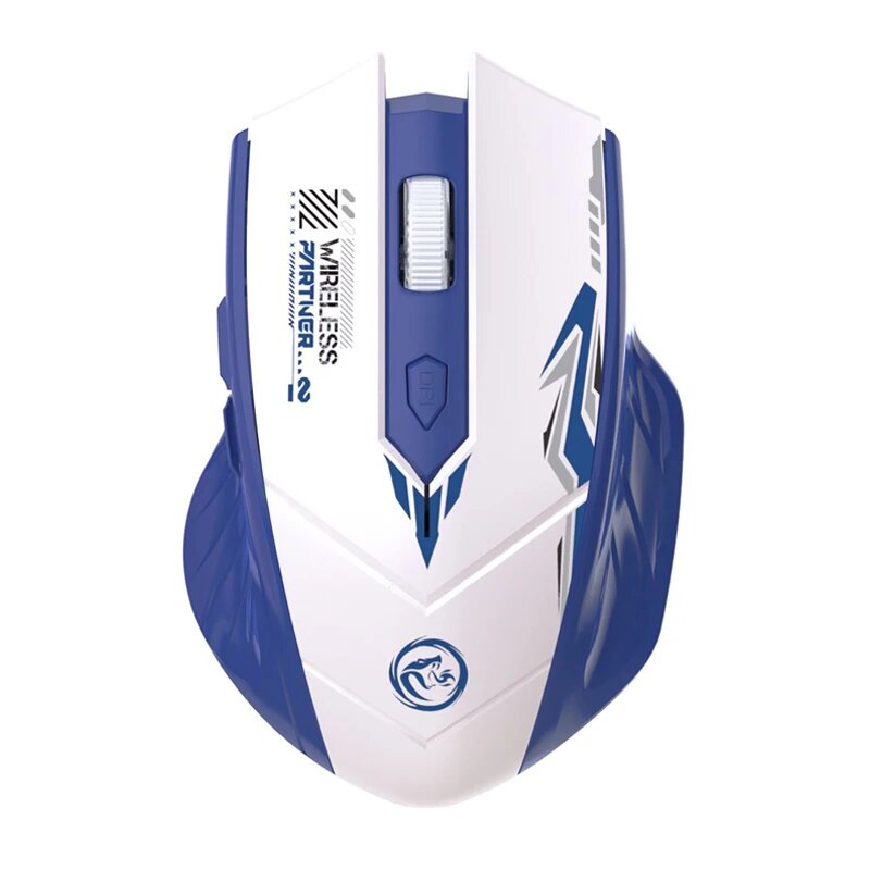 Беспроводная мышь Warvank FK5 Blue, 1600 DPI