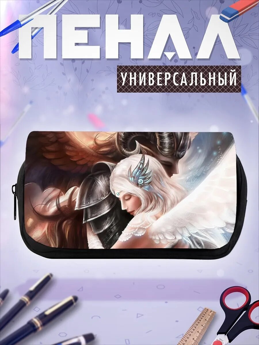 Пенал косметичка ангел и демон