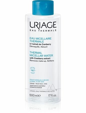 Средство для снятия макияжа Uriage Hygi ne Thermal Micellar Water, для нормальной и сухой кожи, 500 мл