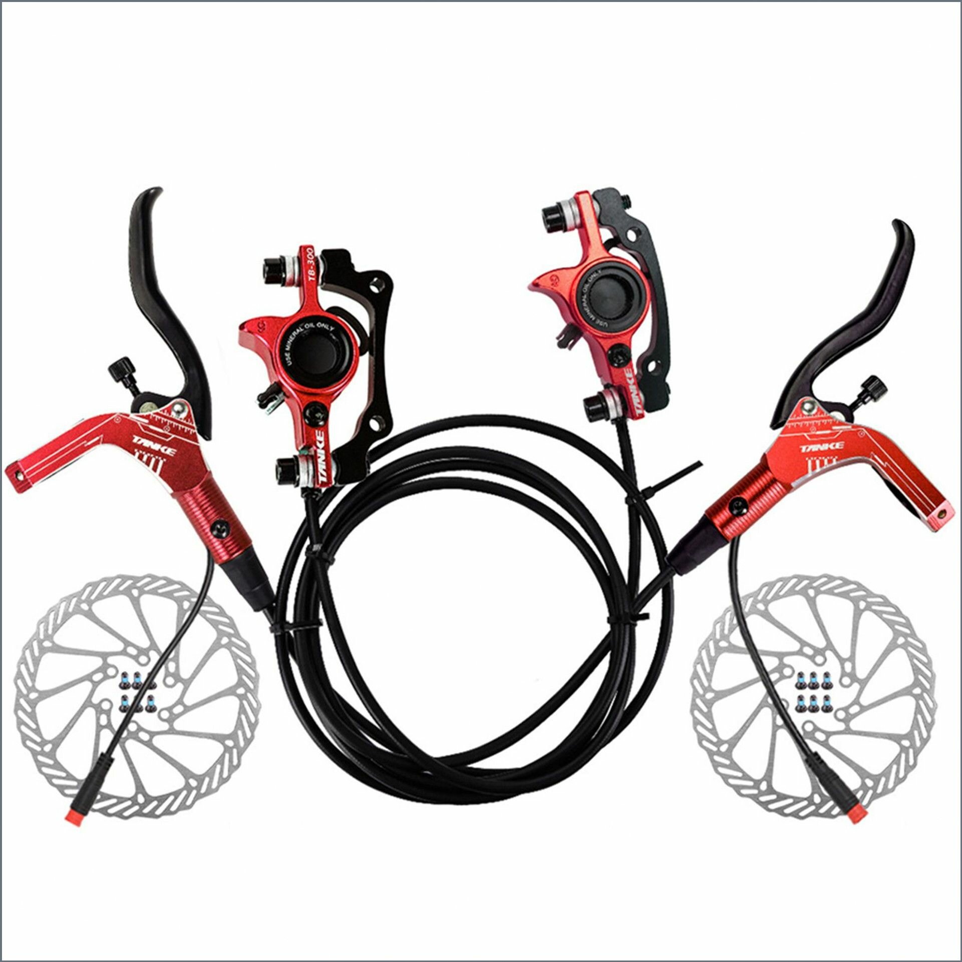 Комплект гидравлических тормозов E-Bike с роторами 160 мм