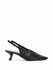 Туфли Toni Pons Woven leather slingback pumps, размер 35, black/black