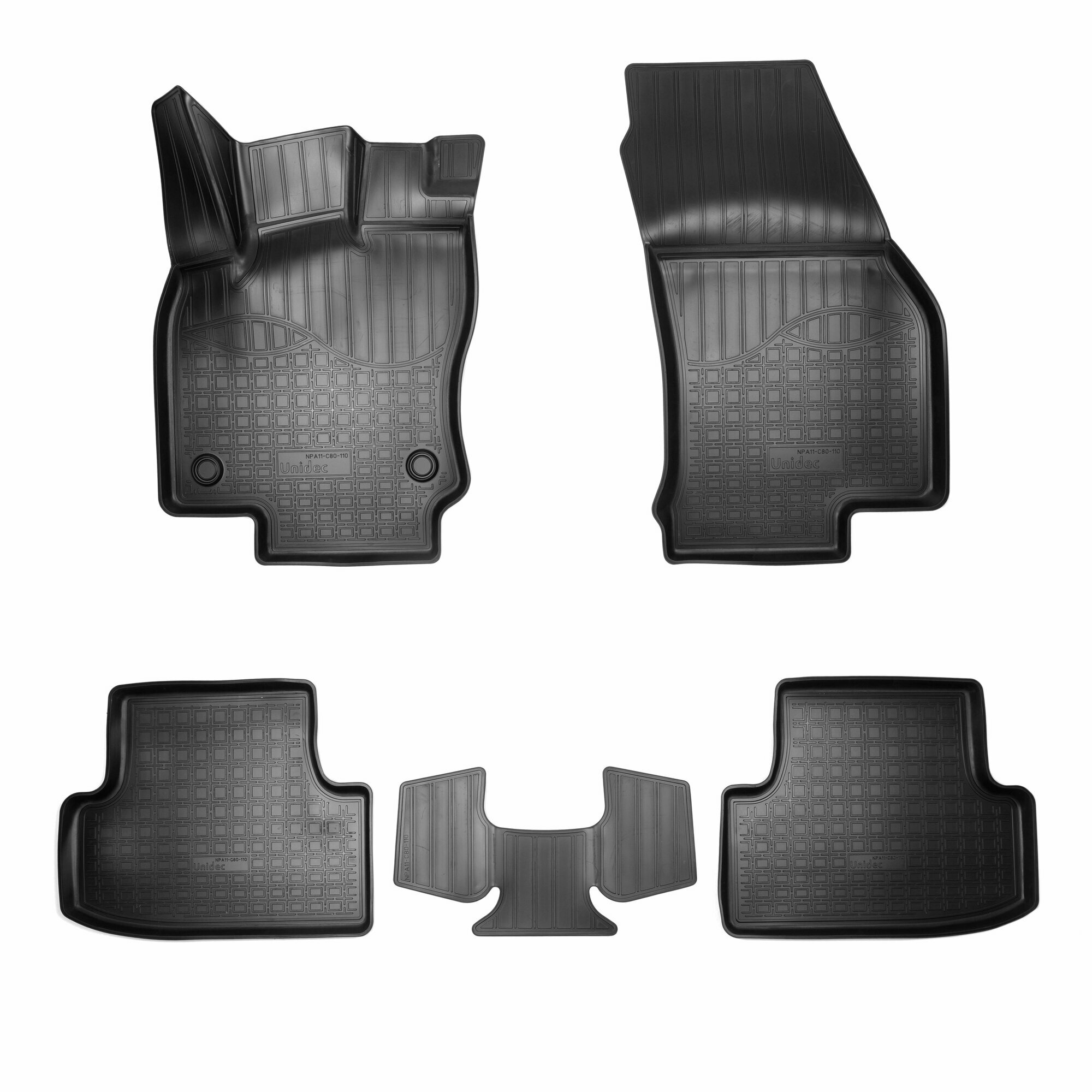 Коврики салона (полиуретан) Seat Ateca 3D (2016) , NPA11-C80-110