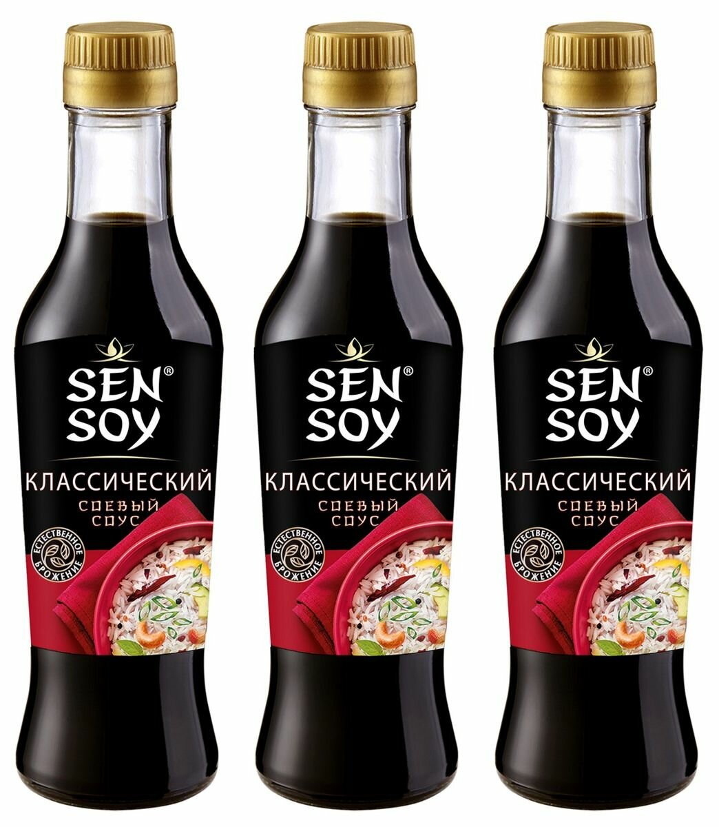 Sen Soy Соус соевый Классический, 250 мл, 3 шт