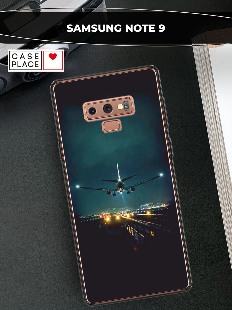 Чехол на Samsung Galaxy Note 9 / Самсунг Галакси Нот 9 с принтом Ночной рейс