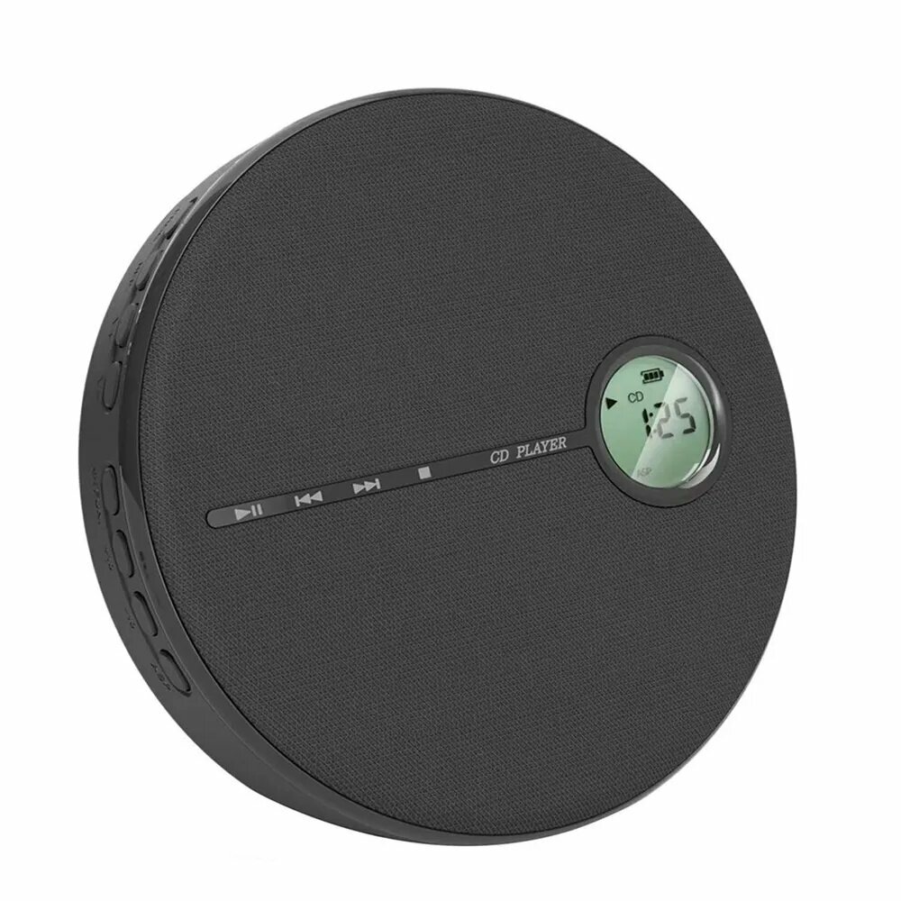 Перезаряжаемый Bluetooth CDПлеер, Музыкальный CDПлеер Для Автомобиля, Черный