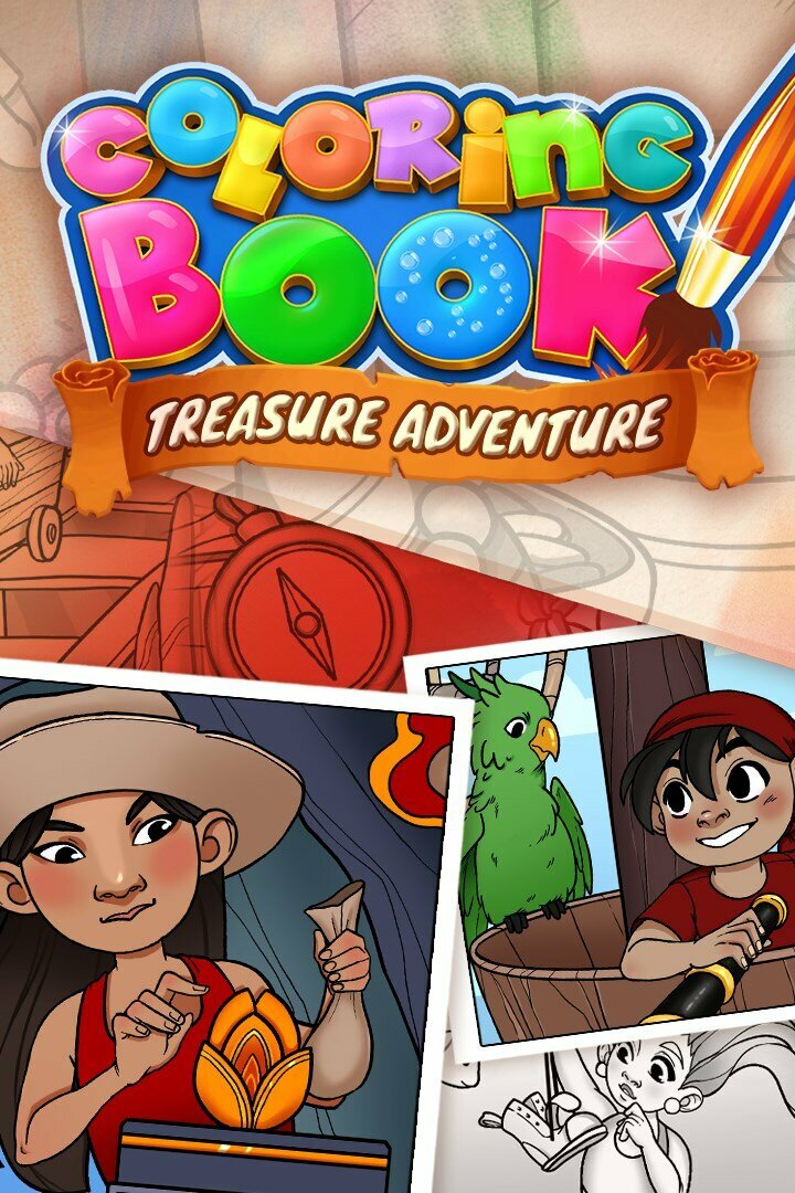 Дополнение Coloring Book: Treasure Adventure — Xbox Series X|S, Xbox One, PC — Цифровая версия
