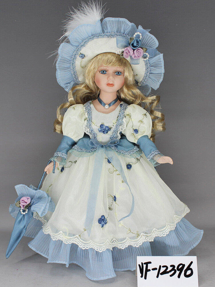 Кукла фарфоровая Polly Dolls "Джульетта", на подставке, 35 см, целевая аудитория взрослая