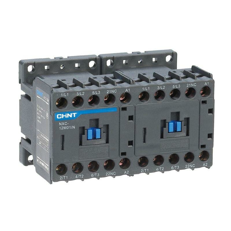 Контактор NXC-09M01/N реверс. 09А 220АС 1НЗ 50/60Гц CHINT 836636