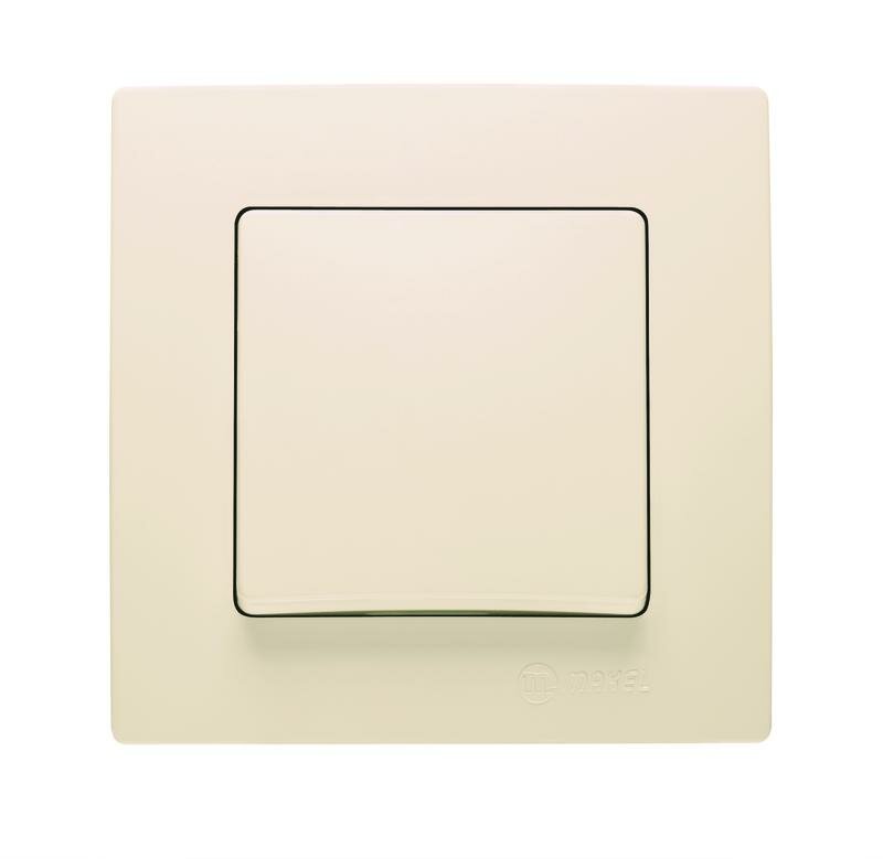 Выключатель 1-кл. Lillium Makel 32010001