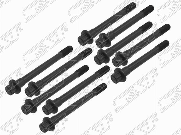 Болт ГБЦ комплект SAT ST-117-0029 TOYOTA 5K/7K-E