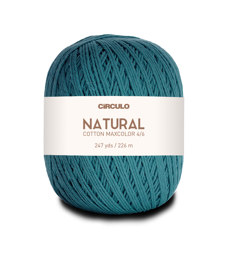 Пряжа CiRCULO NATURAL MAXCOLOR 6, 100% хлопок, 200гр. 226м, цвет 2930