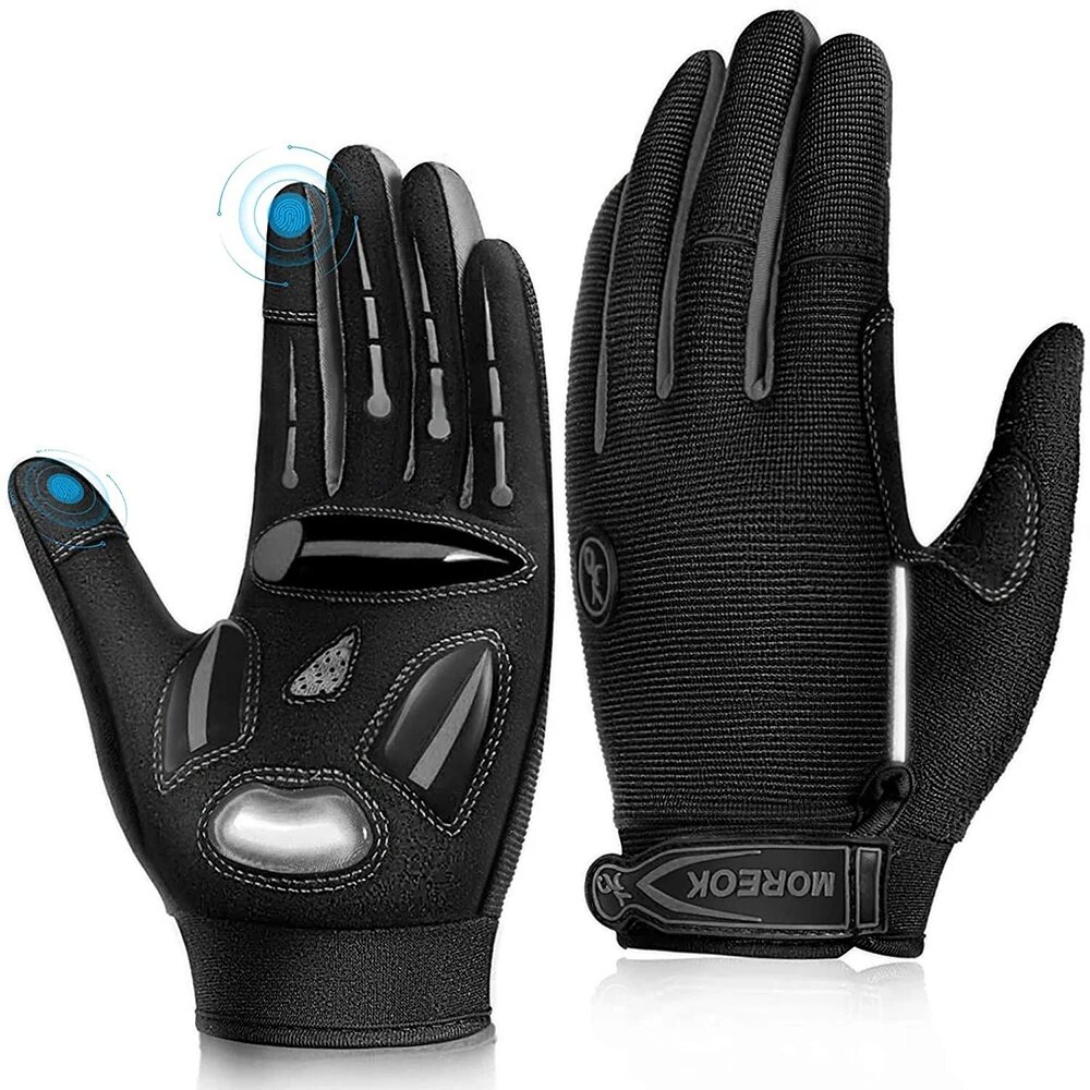 MOREOK Велосипедные перчатки XL, серые