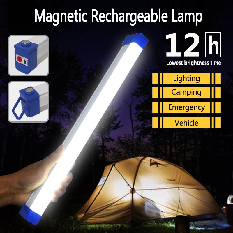Портативная Светодиодная Лампа-трубка USB 5В white light 37CM