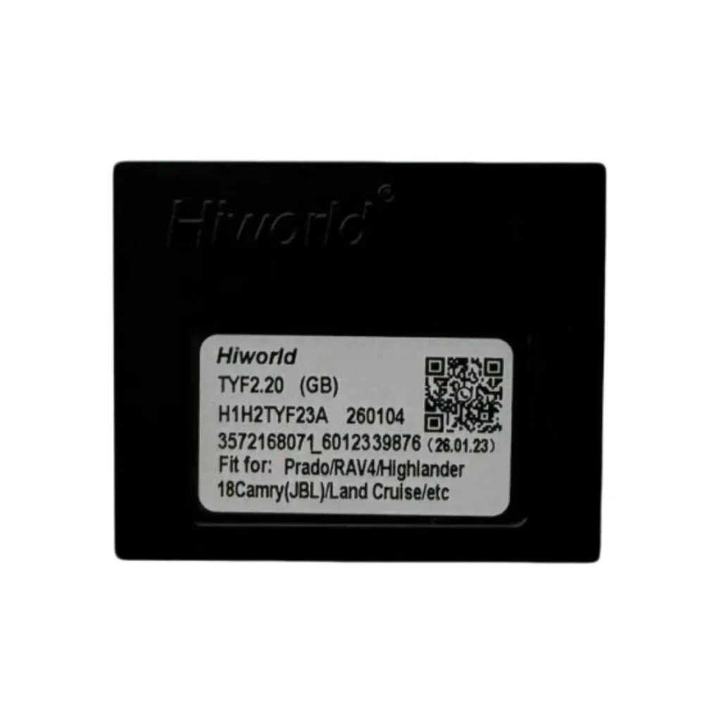 Hiworld Canbus TYF2.20 (GB) для Toyota Prado/RAV4/Highlander