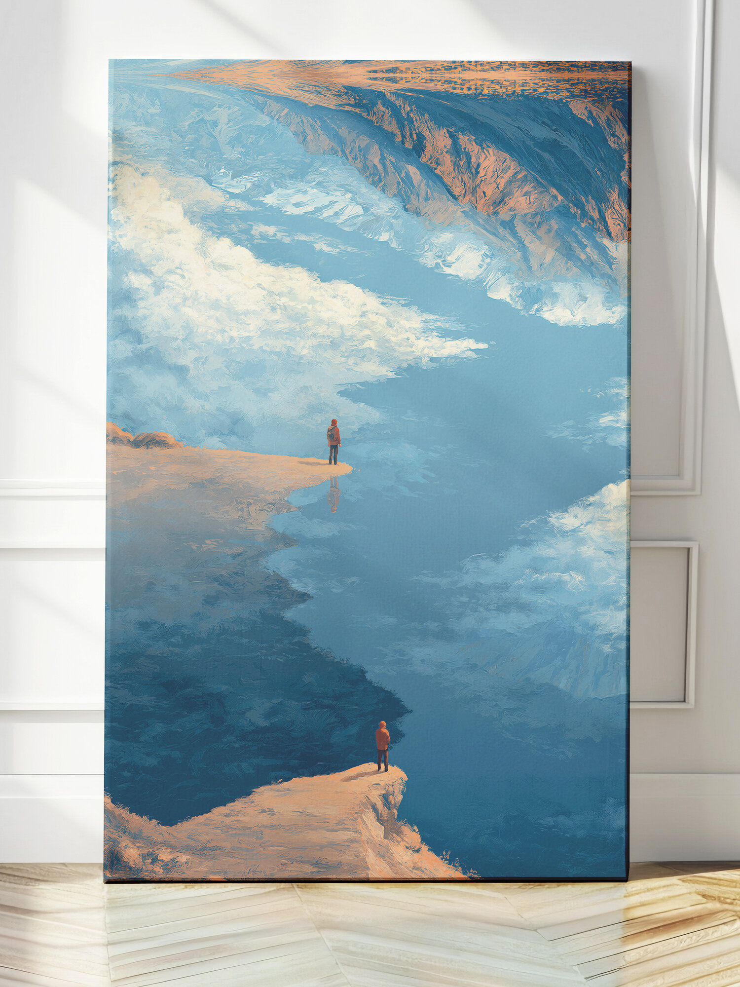 Картина большая PosterMarket "Горизонт " на холсте с подрамником 70x110 см