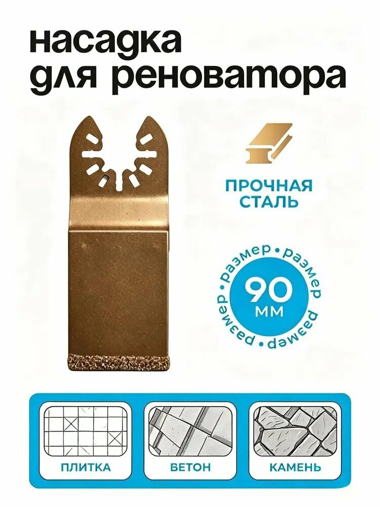 Насадка для реноватора по бетону и камню шлифовальный диск 90мм