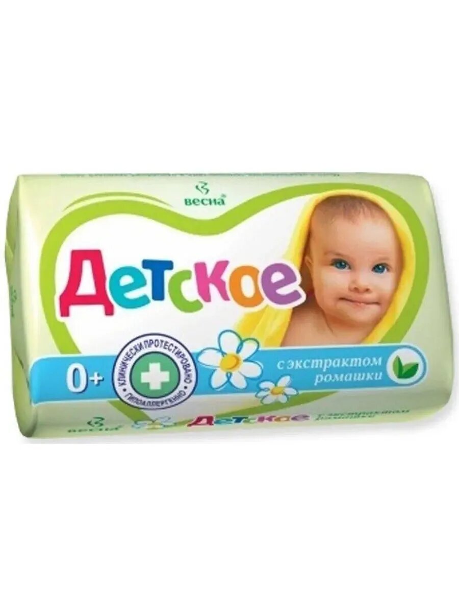 Мыло детское Весна с ромашкой 90 г 1 шт