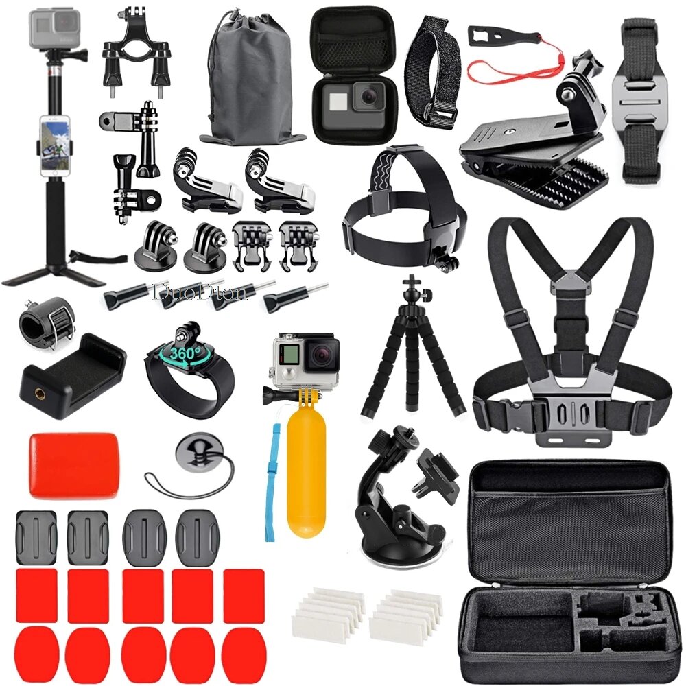 Набор аксессуаров для GoPro, Xiaomi, Insta360 - Set 1