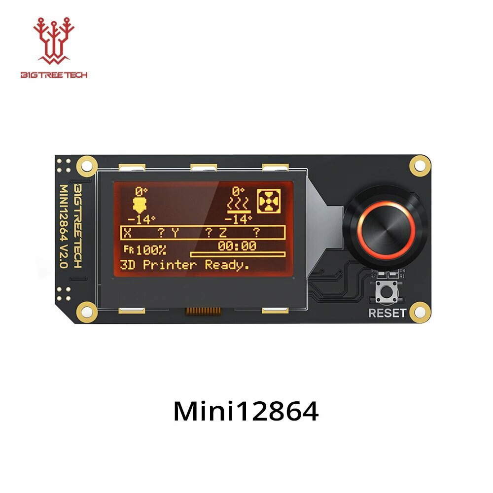 Материнская плата BIQU Octopus Max EZ V1.0 10 драйверов Only Mini12864 V2.0