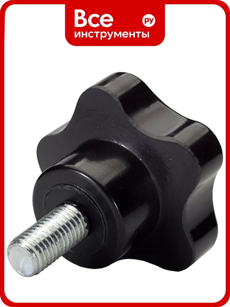 Рукоятка WOODWORK с наружной резьбой M12 d=63 l=25, 10 шт. 993.12.25, прочный