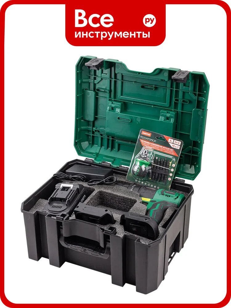 Инструмент многофункциональный аккумуляторный Rockforce 8в1, 21В RF‑JCB‑18MT‑B TXM(62888) с регулировкой оборотов