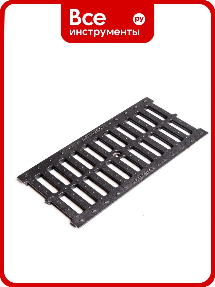 Чугунная решетка Aquastok щелевая Norma DN200 C250 500x245x23 (32013C) 549111