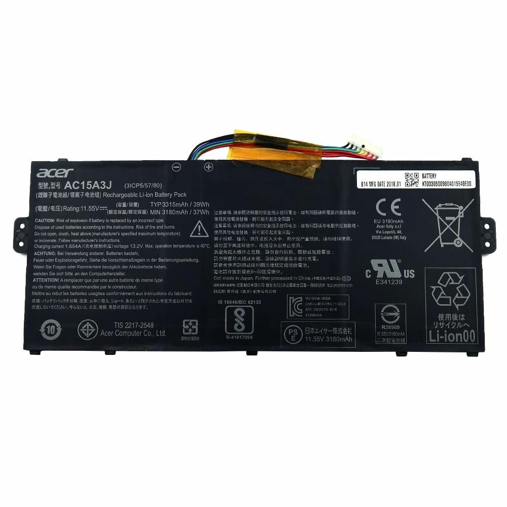 Аккумулятор Acer AC15A3J