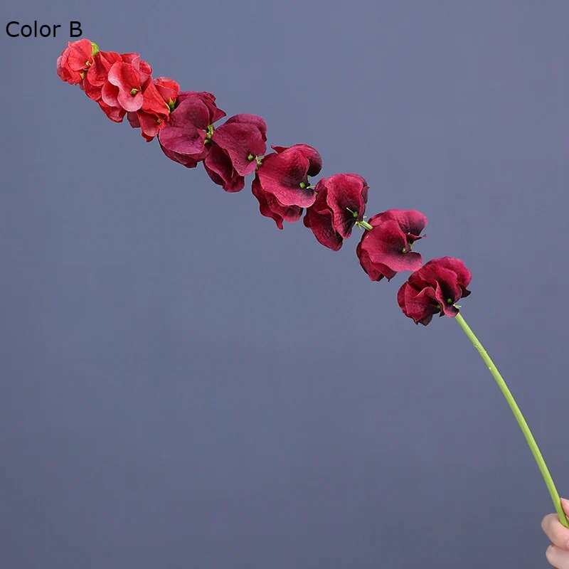 Бордовые искусственные цветы, Color B 1PCS, 76 см